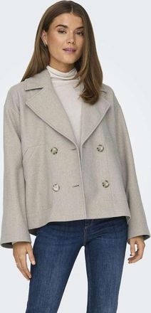 Only Nancy Jacke in Beige-Grau