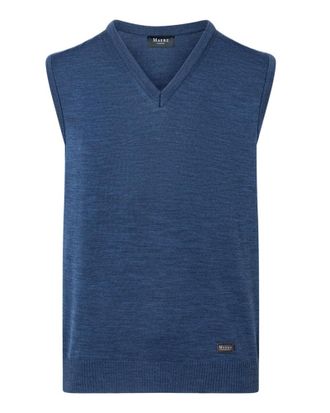 Maerz Pullunder aus maschinenwaschbarer Merinowolle mit V-Ausschnitt in
