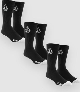 Volcom Full Stone 3Pk Socken black