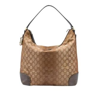 Gucci Pre-owned Vintage Canvas Umh&auml;ngetasche - - Pre-owned - Damen - Braun - ONE SIZE