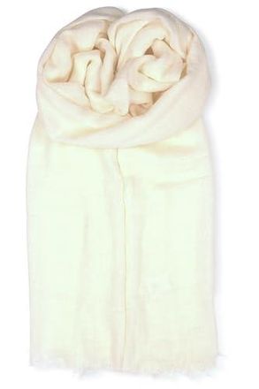 Malito more than fashion malito - &Eacute;charpe tendance pour femme en viscose - &eacute;charpe l&eacute;g&egrave;re couleur unie - foulard fin - douce et respirante S604, ivoire, 180 x 90