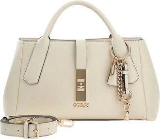 Guess sac à main sac à épaule bandoulière Brooke High Society Satchel Cream White écru
