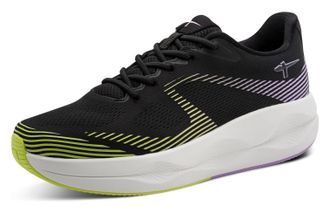 Tamaris Slip-On Sneaker TAMARIS, Damen, Gr. 36, schwarz kombiniert, Lederimitat, Textil, kontrastfarbene Details, Schuhe, Freizeitschuh, Halbschuh, Slipper in