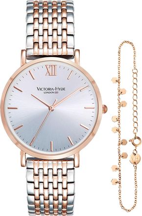 Victoria Hyde London Victoria Hyde Primrose Uhren Klassisch Bicolor Rose Gold Silber