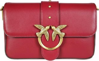 Pinko Pinko, Femme, Sacs, Rouge, Taille: ONE Size Love One Classic Slouchy