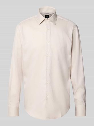 HUGO BOSS Regular Fit Businesshemd mit Kentkragen