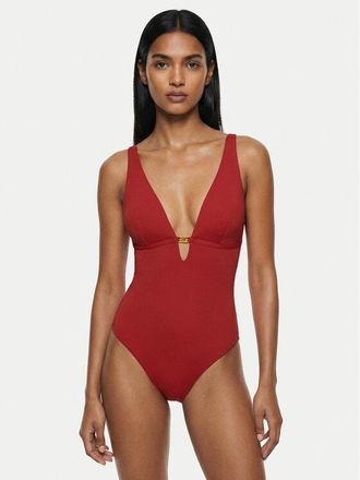 Lauren Ralph Lauren Badeanzug 20601062 Rot