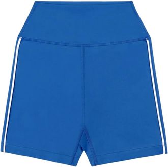 Sporty & Rich short à rayures - Bleu