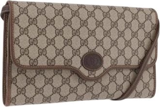 Gucci Sac bandouli&egrave;re vintage GG Canvas Pre-owned - Femme - Pre-owned - Brun - Taille: ONE Size
