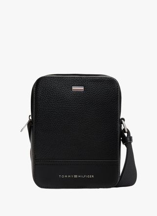 Tommy Hilfiger Sac &agrave; bandouli&egrave;re en cuir de veau