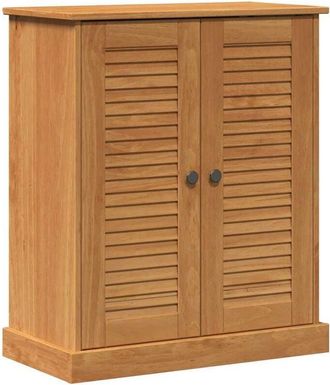 vidaXL Vidaxl - Cabinet de salle de bain vigo marron miel 67.5 x 34 x 80 cm