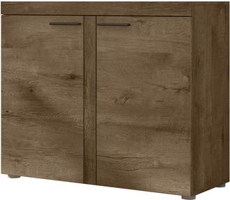 Furnix Furnix - Sideboard Marcuss mit 2 Türen Anrichte Kommode b 97,2 cm modern Eiche Lefkas