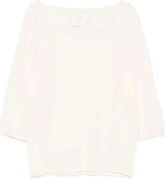Marella Femme, Pulls, Blanc, Taille: 42 FR Maille Ras du Cou