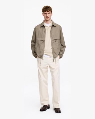 Arket Windbreaker Aus Nylon -Beige