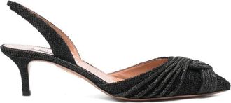 Aquazzura Damen, Schuhe, Schwarzk, 36 EUGröße