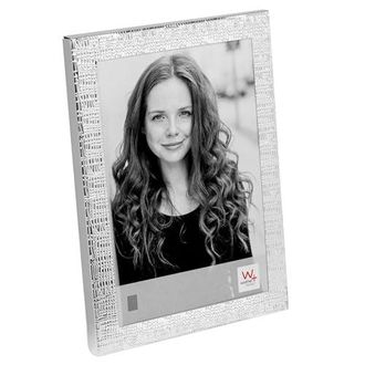 Walther Design Bilderrahmen Mirja Aluminium Portraitrahmen, 15x20 cm, silber, AB520S