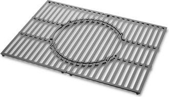 Weber Grillroste f&uuml;r Spirit 400 Serie (ab 2025), sowie 300 Serie (vor 2025) / aus Gusseisen, Gourmet BBQ System, f&uuml;r optimale Hitze und Grillstreifen - Schw