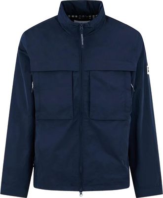 Aquascutum Homme, Vestes, Bleu, Taille: 2XL Lamina Mock Neck Jacket