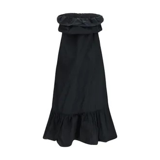 Saint Laurent Womens Black Polyester Casual Dress