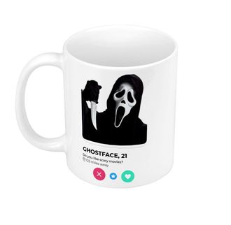 Fabulous Keramische Becher 325ml Ghostface Film Horror Soziales Netzwerk Begegnung Liebe