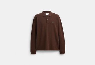 Coach Langärmliges Poloshirt Mit Horse And Carriage-Motiv