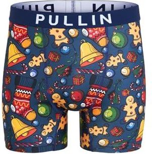Pullin Boxer Long KDOXMAS, Multicolore, XS, Boxer, caleçon Boxeur