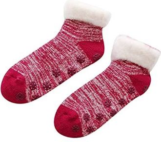 Generic Chaussettes Femme Chaussettes Chaudes Femme Chaussettes Thermiques Femme De Classique Hiver Courtes En Polaire Antid&eacute;rapantes Parfaites Pour Le Sol In