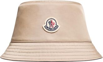 Moncler Moncler Reversible Bucket Hat, Women, Beige, Size: L