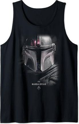 Star Wars The Mandalorian Big Face Poster Débardeur