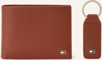 Tommy Hilfiger Set: Geldb&ouml;rse Und Schl&uuml;sselanh&auml;nger braun