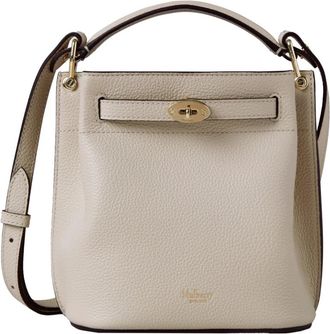 Mulberry Wei&szlig;e Mini Islington Eimer Tasche - - Bags - Damen - Beige - ONE SIZE