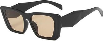 Generic Lunettes de soleil décoratives à grand cadre pour homme - Pour vacances, shopping, marron, Medium