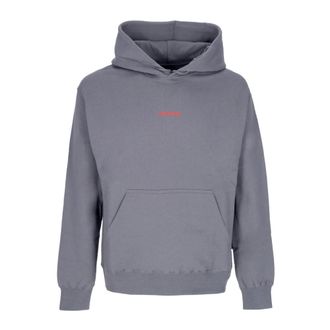 PROPAGANDA Grauer Ripp-Kapuzenpullover mit Schlangenprint - - Sweatshirts & Hoodies - Herren - Grau - XL