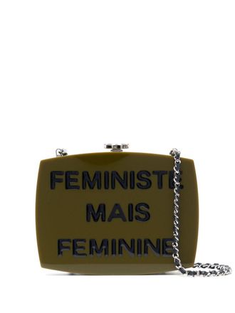Chanel pochette Feministe Feminine - Vert