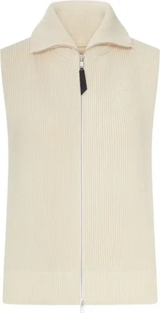 Maison Margiela Gilet zipp&eacute; en laine Maison Margiela