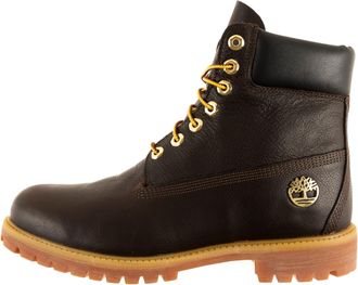 Timberland Premium-Stiefel, 15,2 cm, Schnürung, wasserdicht, Exu1, DK, Braun, Vollkorn W Schwarz, braun, 46 EU