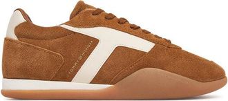 Tommy Hilfiger Sneakers Th Vintage Low Runner Suede FW0FW09621 Braun