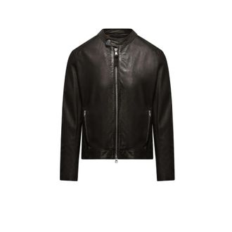 Bomboogie Roy Lederjacke - - Jackets - Herren - Schwarzk - M