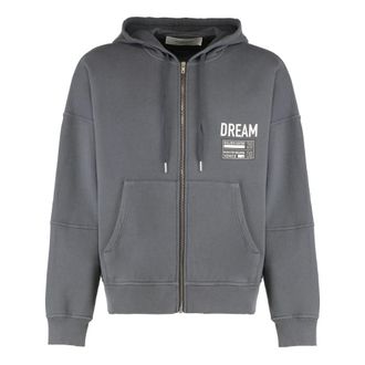 Golden Goose Full-Zip-Hoodie aus Baumwolle - - Sweatshirts & Hoodies - Herren - Grau - L