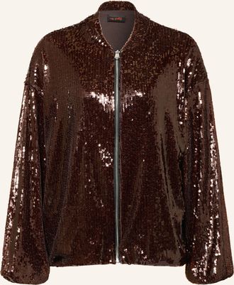 Miss Goodlife Miss Goodlife Blouson Glamour Glow Mit Pailletten braun