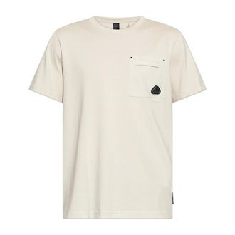 Moose Knuckles Homme, Tops, Beige, Taille: S Dalon T-Shirt