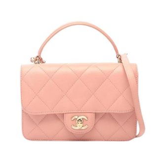 Chanel Pre-owned Matelasse Top Handle 2Way Schultertasche - - Pre-owned - Damen - Rosa - ONE SIZE