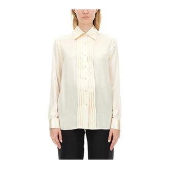 Tom Ford Damen, Blusen & Hemden, Beige, XSGr&ouml;&szlig;e