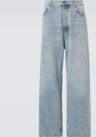 Balenciaga High-Rise Wide-Leg Jeans