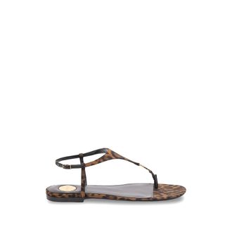 Saint Laurent Cassandra Logo Sandals