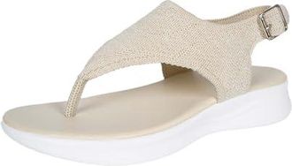 Generic Sandales orthop&eacute;diques lavables pour Femme - Sandales orthop&eacute;diques Respirantes en Tricot - Chaussures d&eacute;contract&eacute;es pour Femme - Semelle Souple