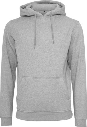 Merchcode Branded Blanks Mens MCXX2-Merchcode Basic Hoody T-Shirt, Grey, 4XL