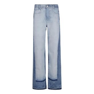 Stella McCartney Femme, Jeans, Bleu, Taille: W27 Jean Droit Bicolore