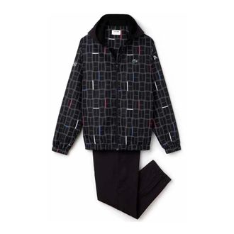 Lacoste Homme, Sport, Noir, Taille: XS Ensemble Surv&ecirc;tement &agrave; Capuche