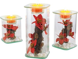 Easymaxx TV Unser Original Teelichthalter, Transparent